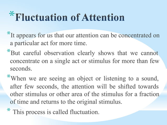 Topic: Attention (Psychology) Unit 2..... | PPTX
