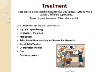 Attention Deficit Hyperactivity Disorder | PPTX