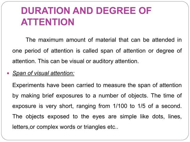 Attention | PPTX | Science