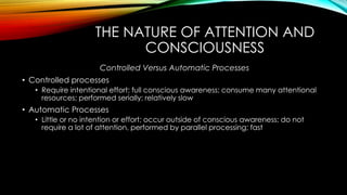 Attention and consciousness | PPTX
