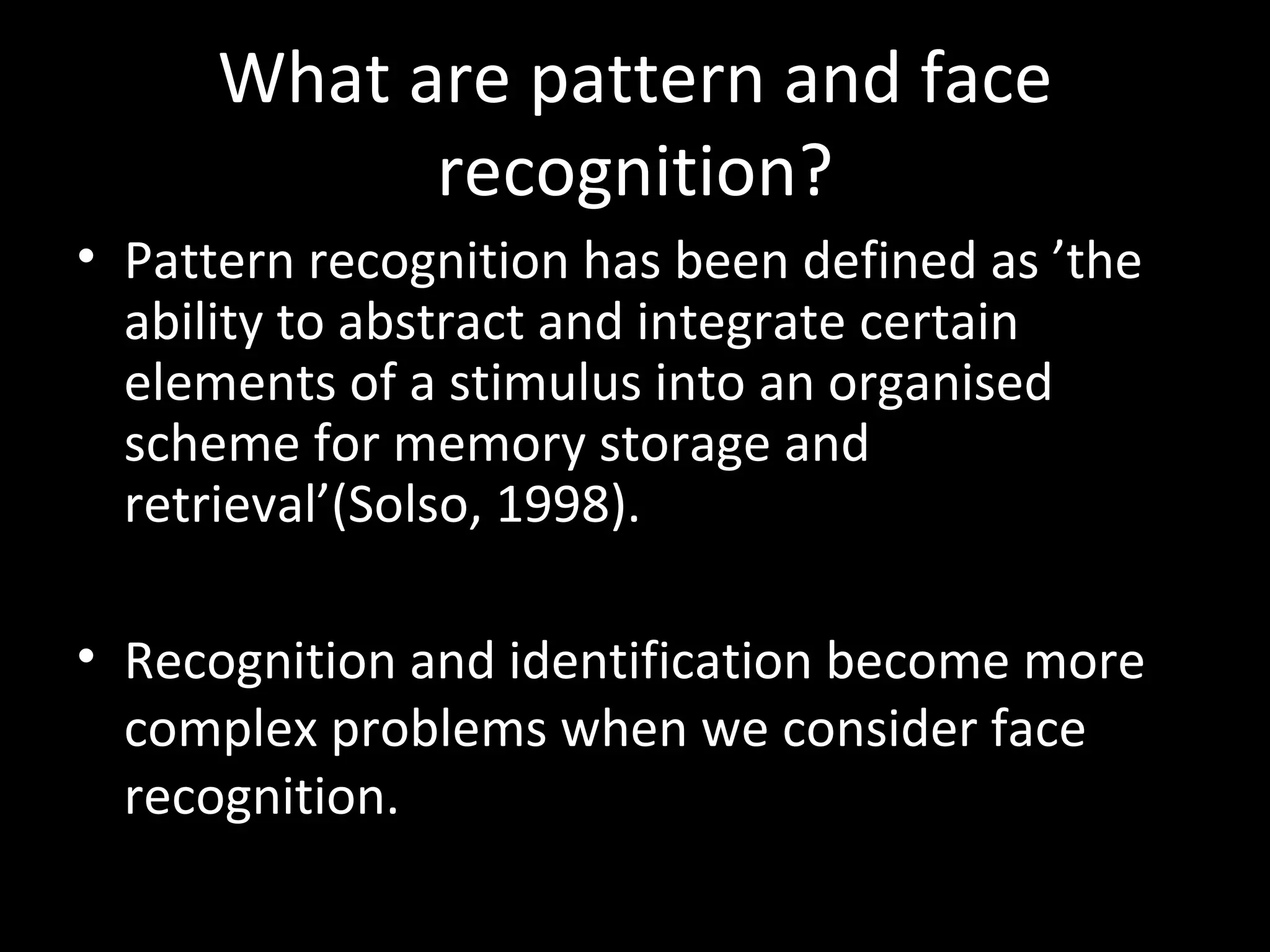 Attention And Pattern Recognition(1) | PPT