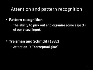 Attention And Pattern Recognition(1) | PPT