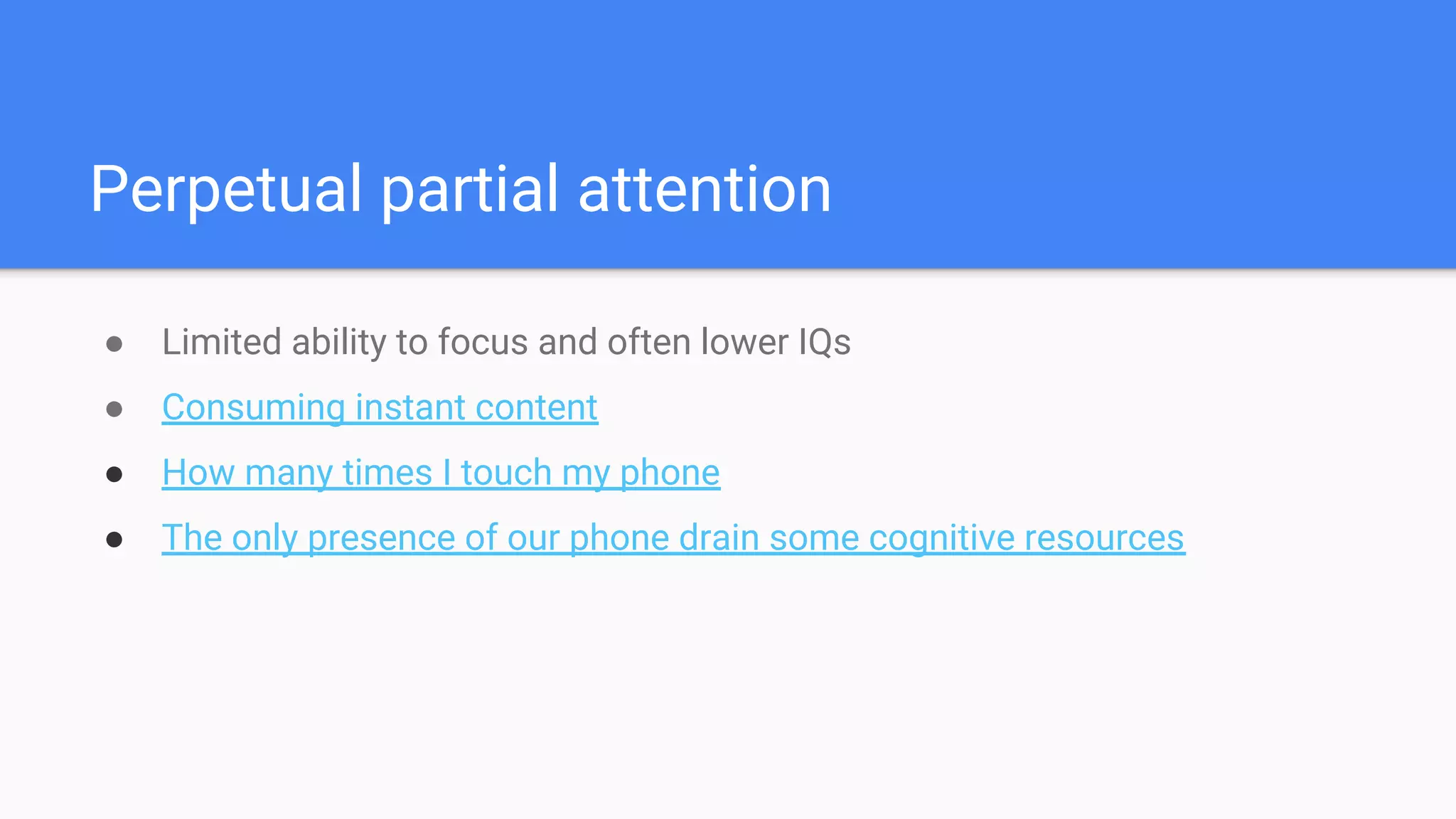 Attention and smartphones | PDF