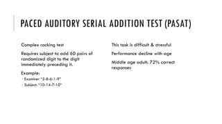 Neuropsychological Assessment of Attention | PDF | Brain and Nervous ...