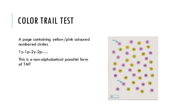 Neuropsychological Assessment of Attention