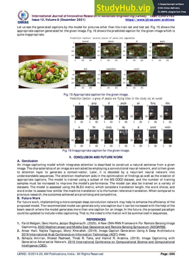ATTENTION BASED IMAGE CAPTIONING USING DEEP LEARNING | PDF