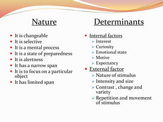 Attention in cognitive Psychology | PPTX