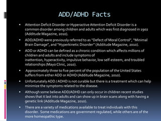 Attention Deficit Disorderand Criminal Activity | PPTX