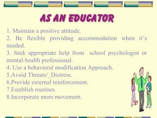 Attention Deficit Disorder in Children | PPT