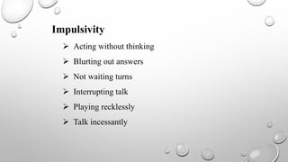 Attention deficit disorders | PPT