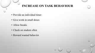 Attention deficit disorders | PPT