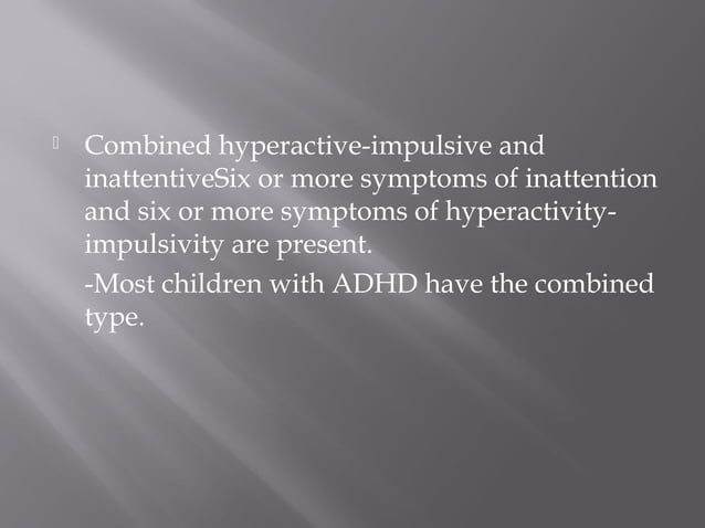 ADHD topic in nurse | PPT