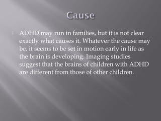 ADHD topic in nurse | PPT