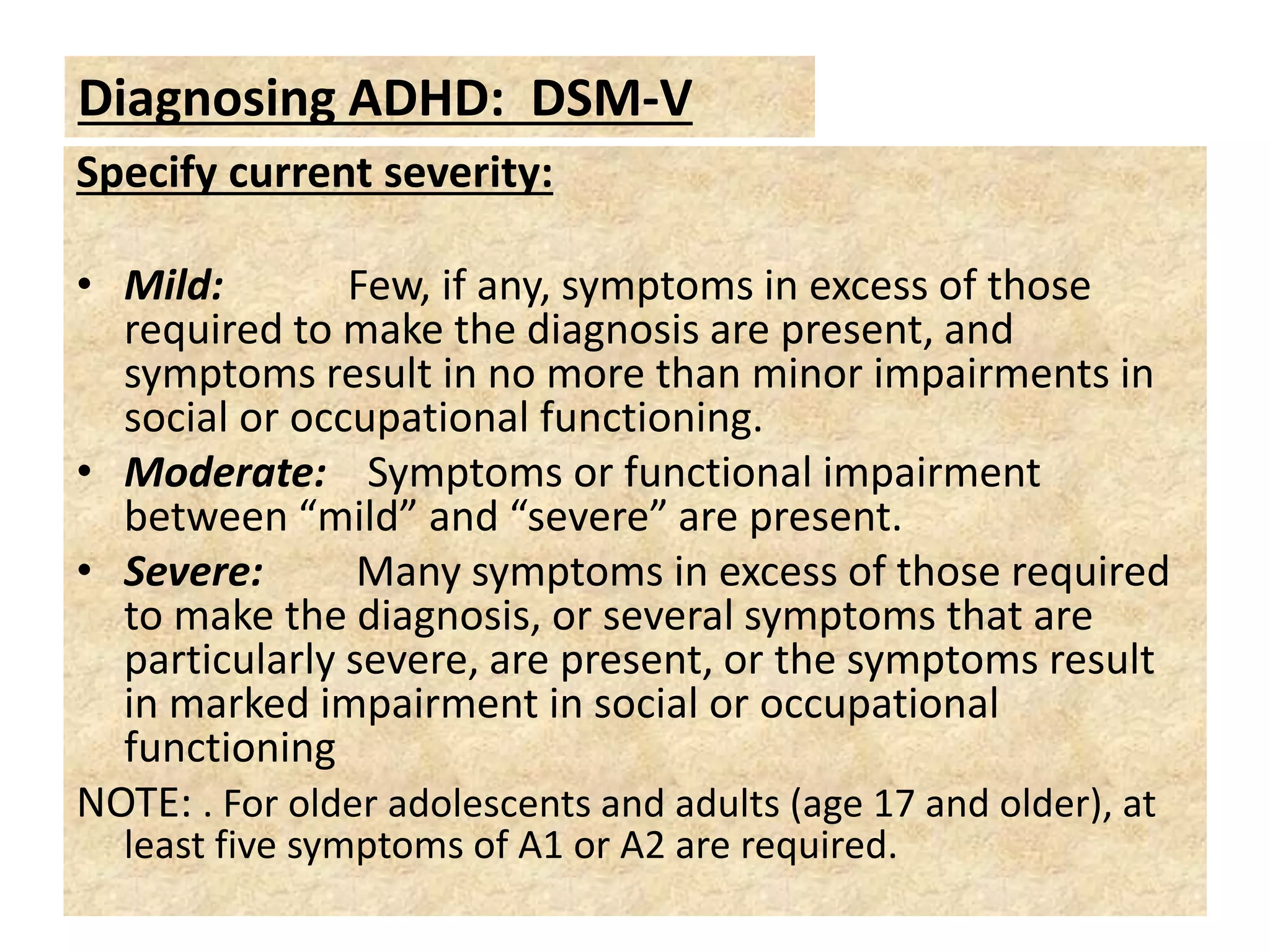 Attention deficit hyperactivity disorder (adhd) | PPTX