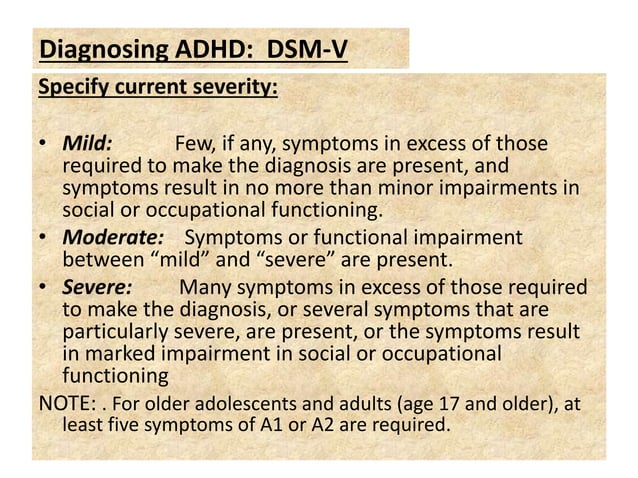 Attention deficit hyperactivity disorder (adhd) | PPTX
