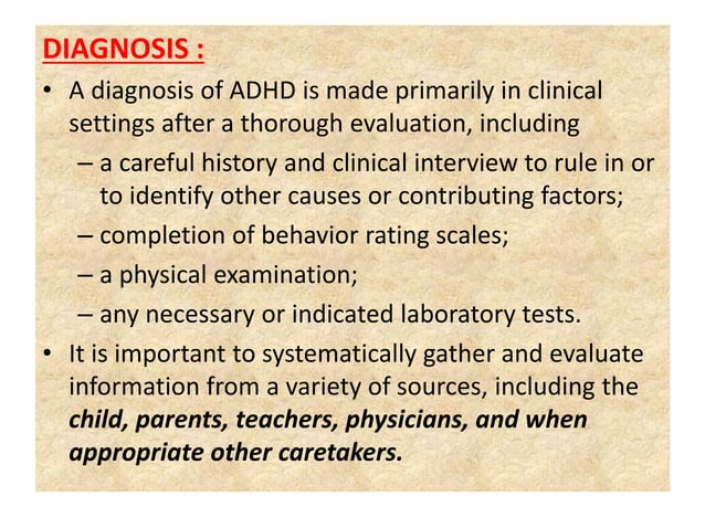 Attention deficit hyperactivity disorder (adhd) | PPTX