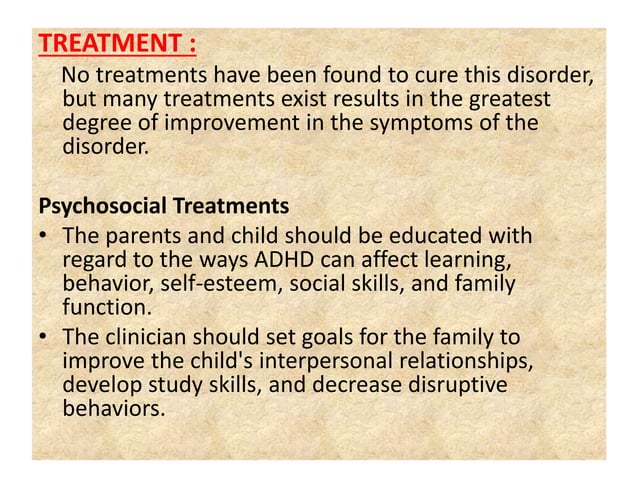 Attention deficit hyperactivity disorder (adhd) | PPTX