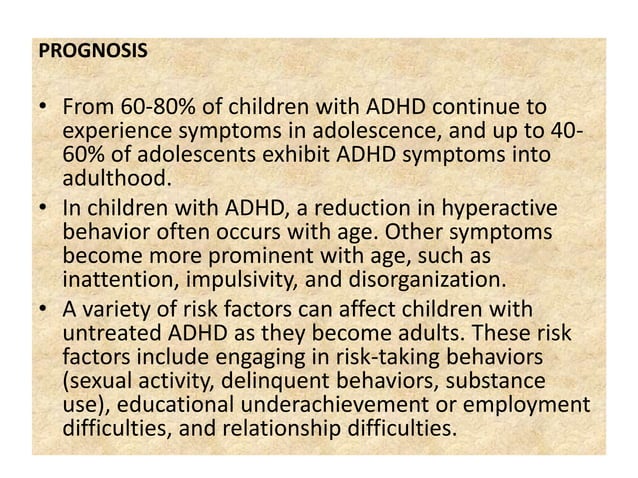 Attention deficit hyperactivity disorder (adhd) | PPTX