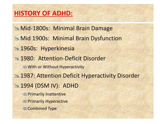 Attention deficit hyperactivity disorder (adhd) | PPTX