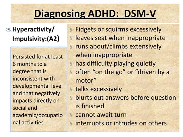 Attention deficit hyperactivity disorder (adhd) | PPTX