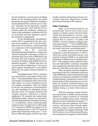 Attention Deficit Hyperactivity Disorder (ADHD) In Children Rationale ...