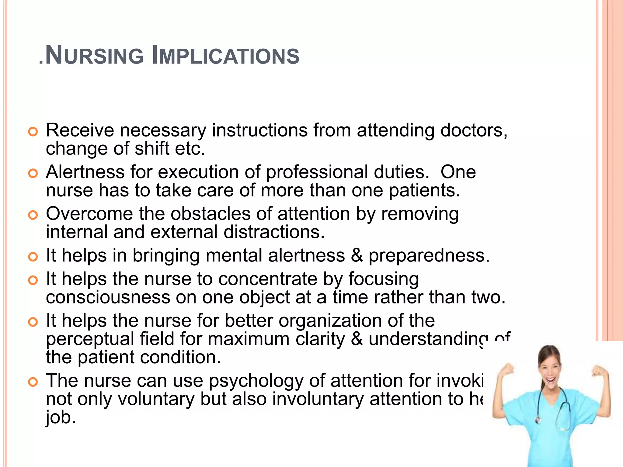 Attention for bsc nursing | PPTX