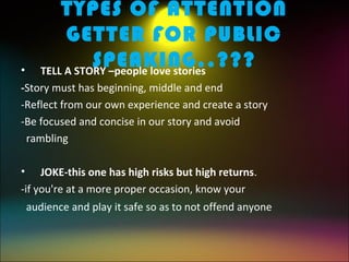 Attention getter | PPT