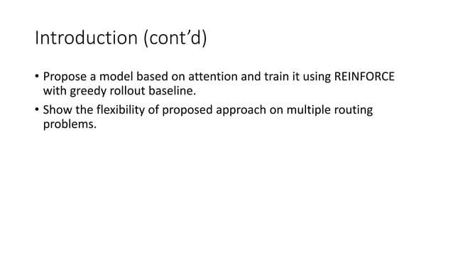 Paper study: Attention, learn to solve routing problems! | PDF | Web Development | Internet