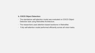 Survey of Attention mechanism & Use in Computer Vision | PPTX