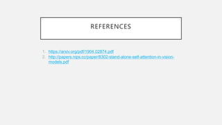 Survey of Attention mechanism & Use in Computer Vision | PPTX