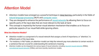 Attention mechanism or model presention.pptx