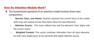 Attention mechanism or model presention.pptx