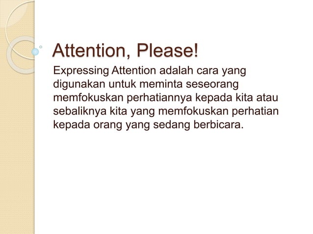 Attention, Please!.pptx | Education