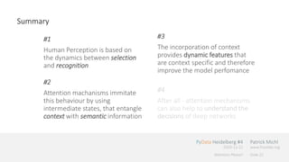 Attention please! Attention Mechanism in Neural Networks | PPT