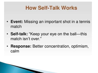 Attention & Self-talk in sports psychology | PPTX