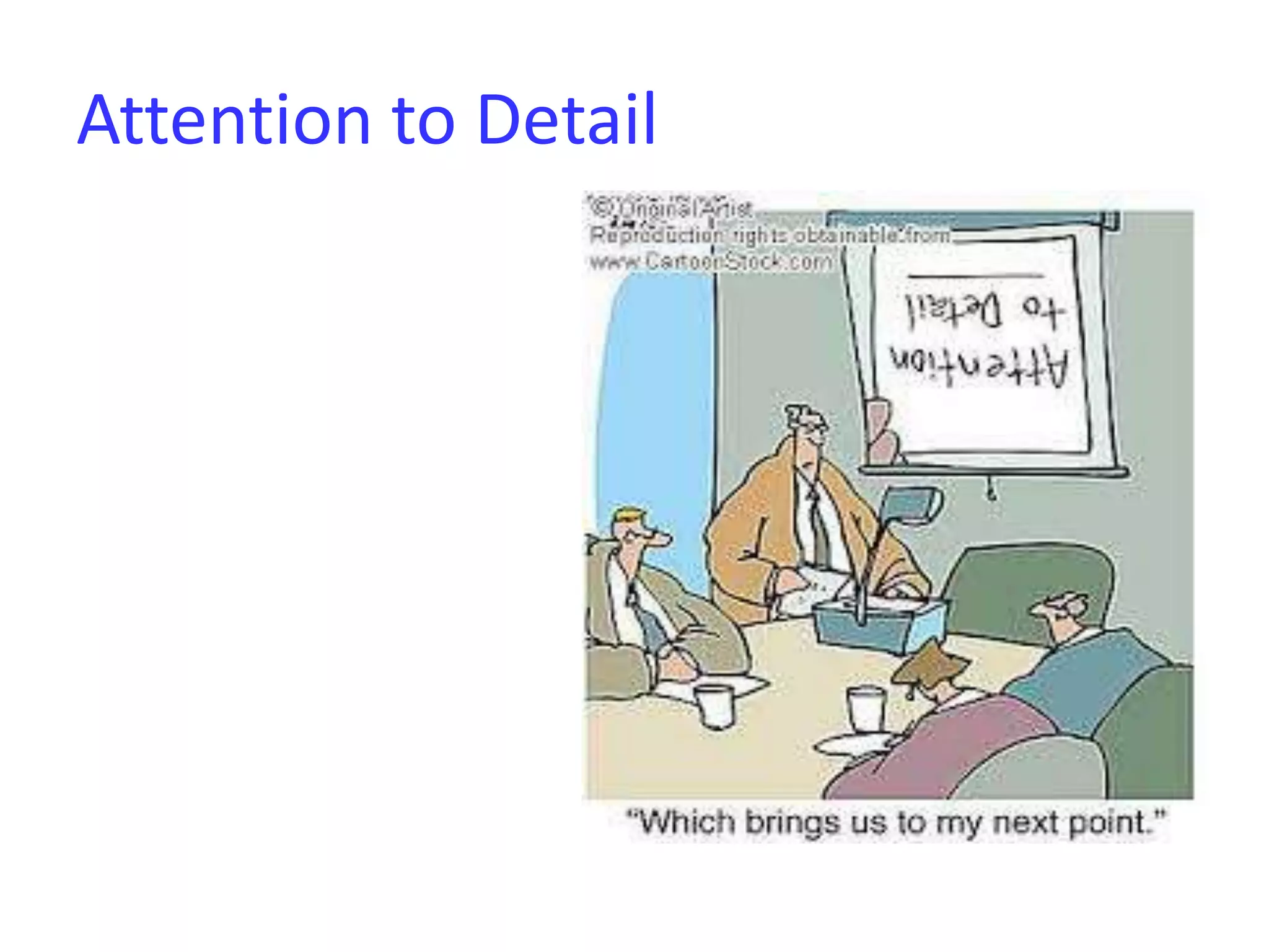 Attention to detail,Leadership Attribute,Training | PPTX