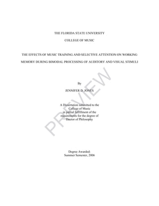 Attention working memory | PDF