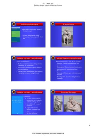 Attentiveness and Care Hand-Out | PDF