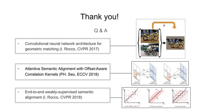 Attentive Semantic Alignment With Offset Aware Correlation Kernels Ppt