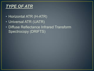Attenuated total reflectance (atr) | PPTX