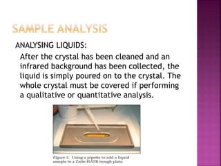 Attenuated total reflectance spectroscopy | PPTX