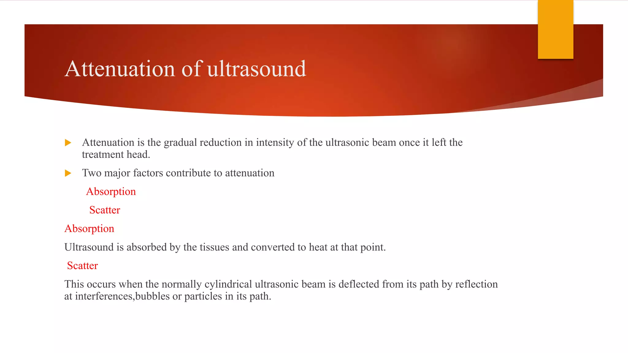 Attenuation of sound waves | PPTX
