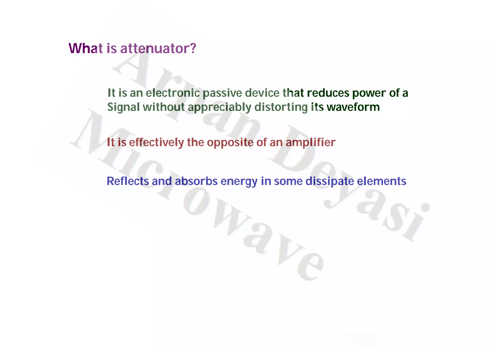 Microwave Attenuator | PDF
