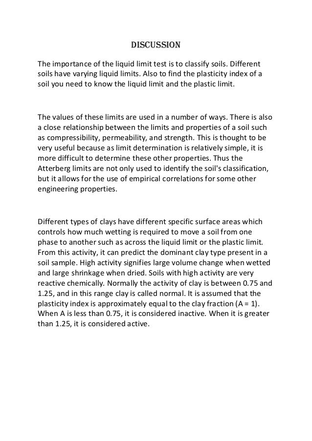 Sieve Analysis Lab Report Conclusion