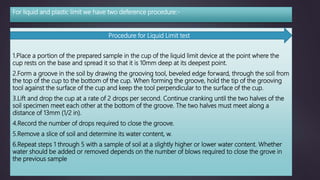 Atterberg limit test | PPTX