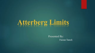 Atterberg limits | PPTX