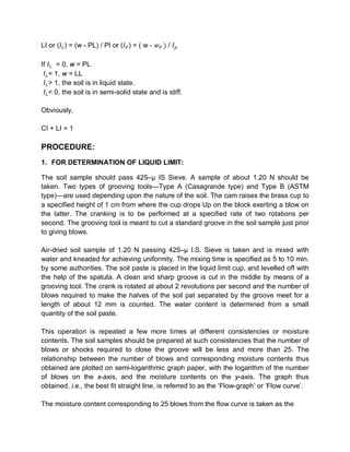 Atterberg limits test | PDF