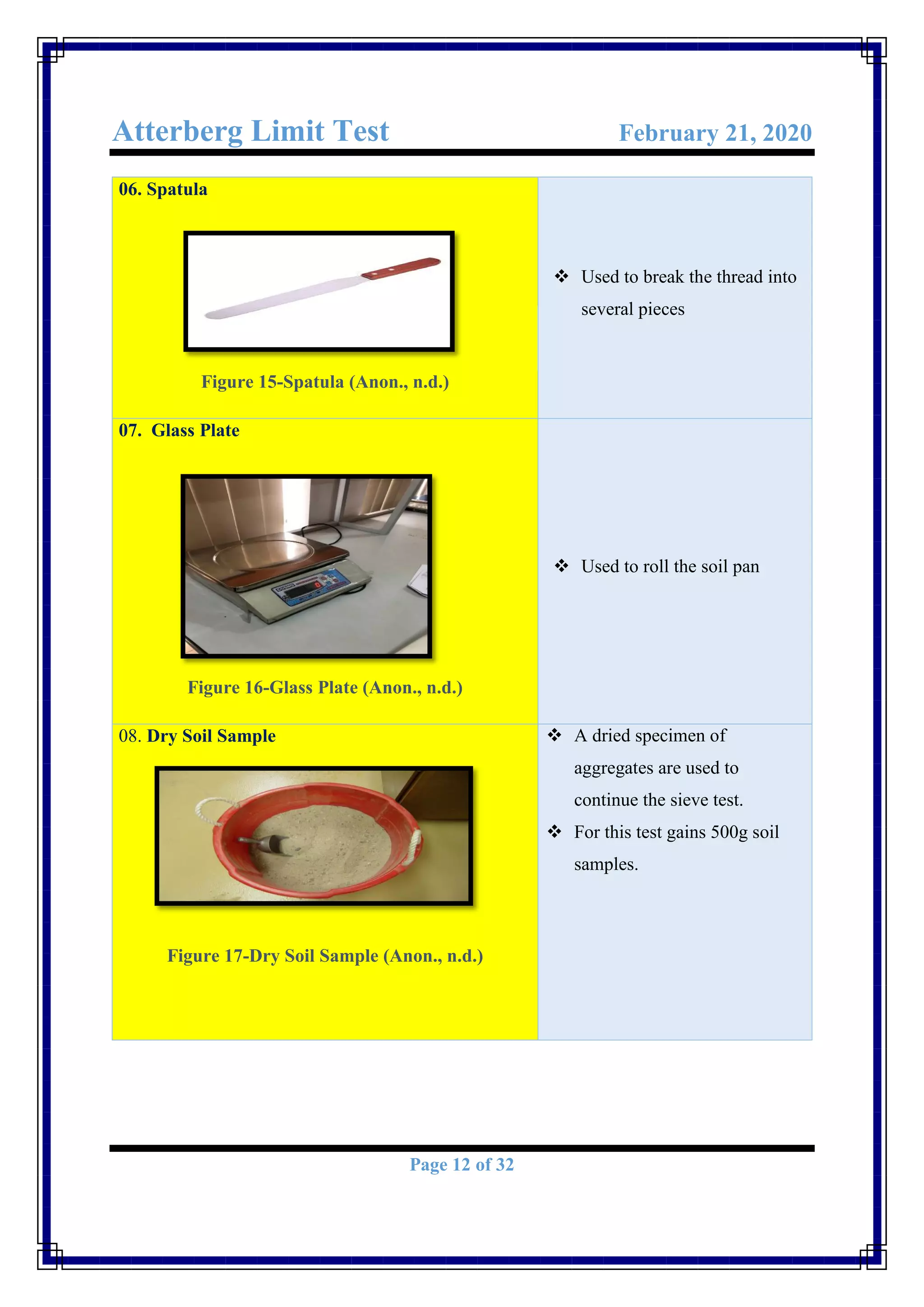 Atterberg Limit Test | PDF