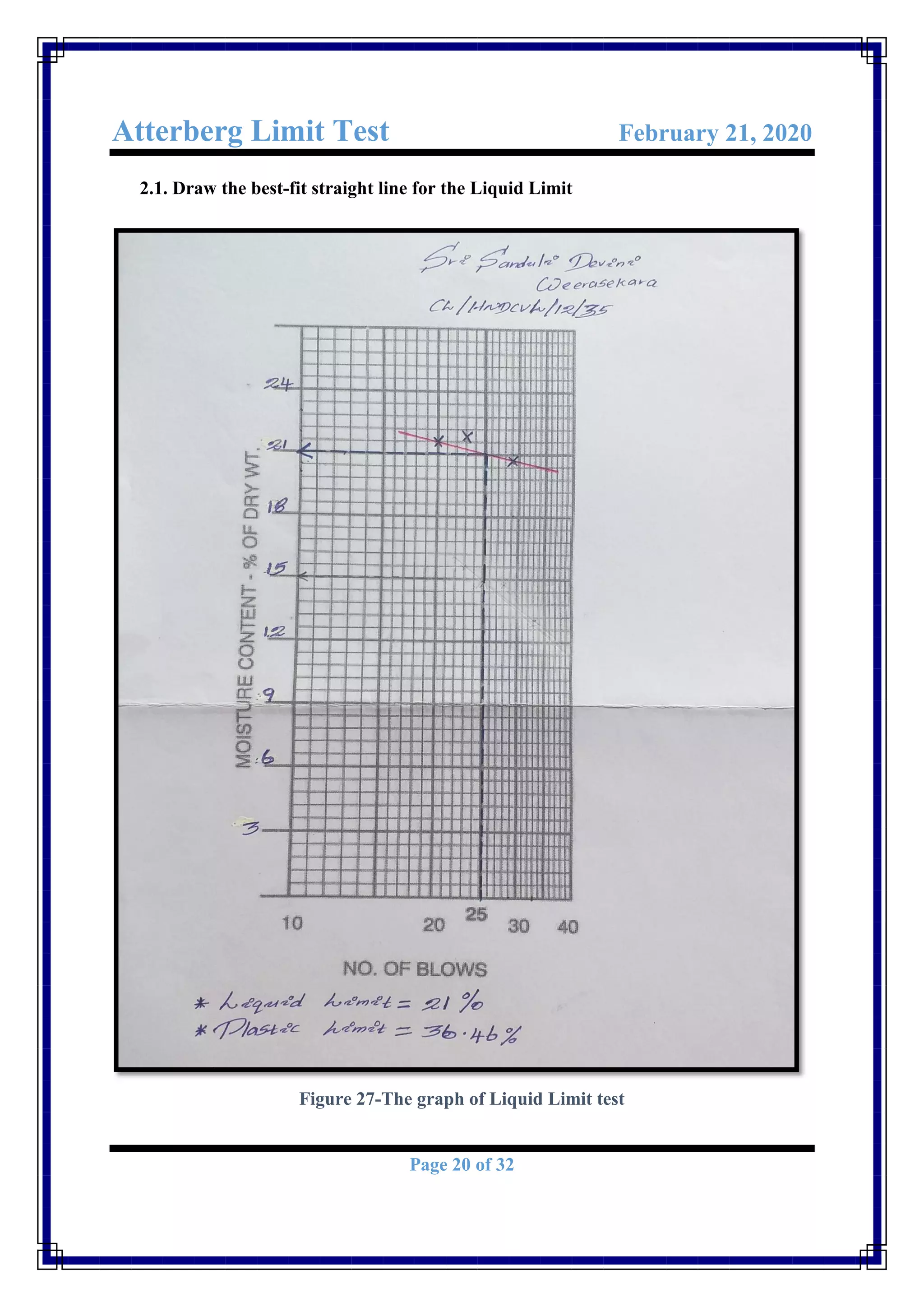Atterberg Limit Test | PDF