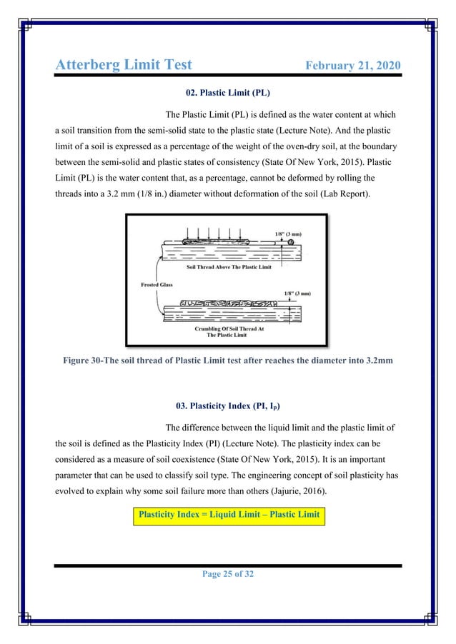 Atterberg Limit Test | PDF | Home Appliances | Home & Garden